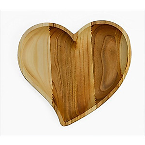 Wooden Serving Tray Plate - Heart Shape - Best Romantic Idea For Everyone You Love - Unique and Handmade - Great Surprise For Valentine Day - Made by SPL Woodcraft Ukraine