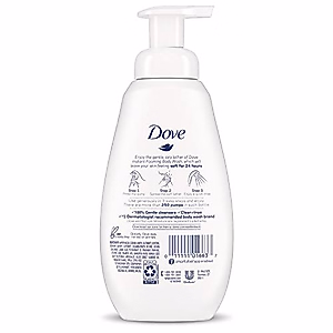 Dove Foaming Body Wash for All Skin Types Mango Butter For Glowing Skin, 13.5 Ounce (Pack of 4)