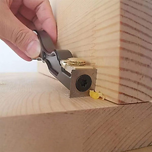 DDWT 2 In 1 Mini Wood Carbide Insert Scraper Glue Scraper Remover Aluminum Alloy Handle Woodworking Tool,Black