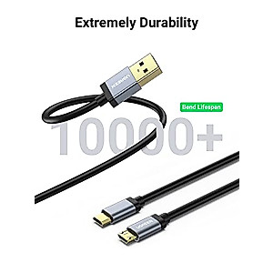 UGREEN Micro USB Cable, Splitter Dual Micro USB Charging Cable Data Sync and Power, Compatible with Two Android Phones Tablets PS4 Game Controller Samsung Galaxy Note LG Nexus, 3ft