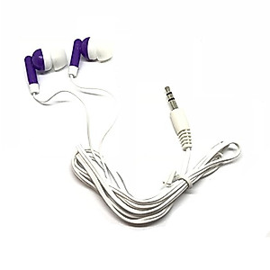 TFD Supplies Wholesale Bulk Earbuds Headphones 500 Pack for iPhone, Android, MP3 Player - Mixed Colors