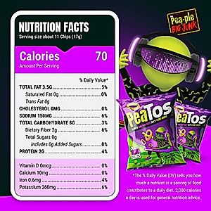 PeaTos® - the Craveworthy upgrade to America's favorite snacks - PeaTos Crunchy Onion Rings in Snack Sized 0.6 oz. Bags (15 pack) full of “JUNK FOOD” flavor and fun WITHOUT THE JUNK. PeaTos are Pea-Based, Plant-Based, Vegan, Gluten-Free, and Non-GMO.