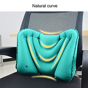 Inflatable Camping Pillow,Lumbar Support Cushion,Ultralight Compressible Portable Air Pillow for Outdoor Hiking Backpacking Night Sleep