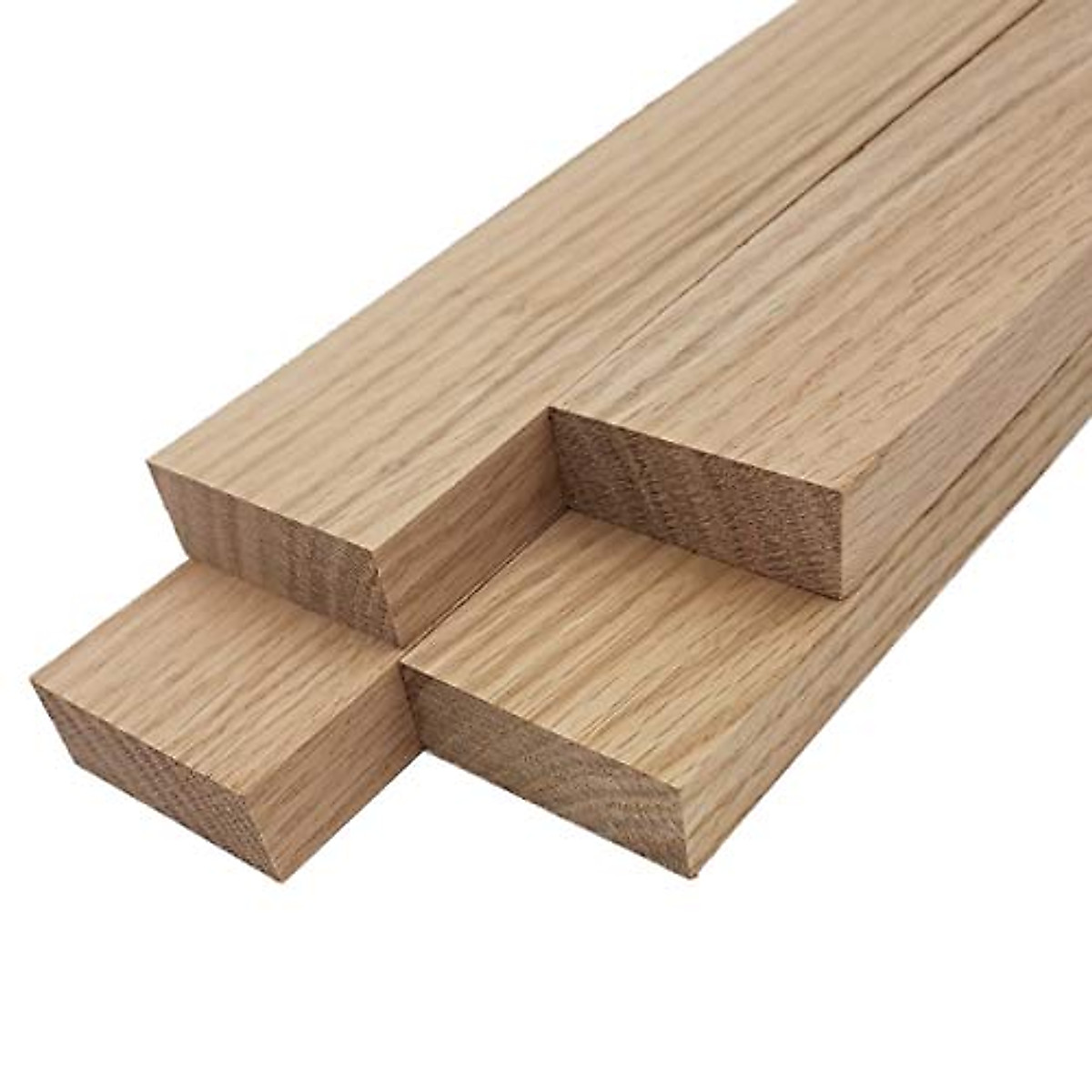 Barrington Hardwoods Red Oak Lumber Board - 3/4" x 2" (4 Pieces) (3/4" x 2" x 12")