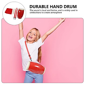 1 Set Portable Waist Drum Hand Drum for Celebration Performance Kids Drum Set