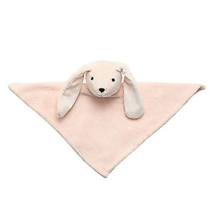 Lambs & Ivy Pink Bunny Soft Baby/Child/Toddler Plush Lovey Security Blanket