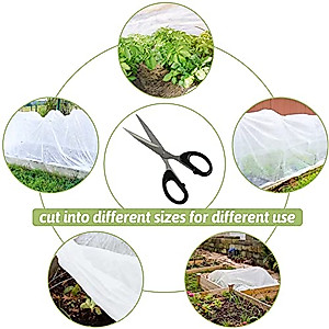 LOVE STORY Plant Covers Freeze Protection 6x25FT 1.0oz Frost Cloth Blanket Floating Row Cover Garden Fabric for Winter Outdoor Plants Vegetables and Sun Pest Protection
