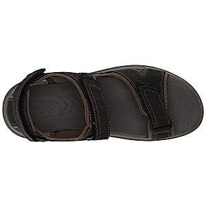 Nunn Bush Men's Rio Vista 3 Strap River Sandal Water Shoe, Brown Multi,7 M US