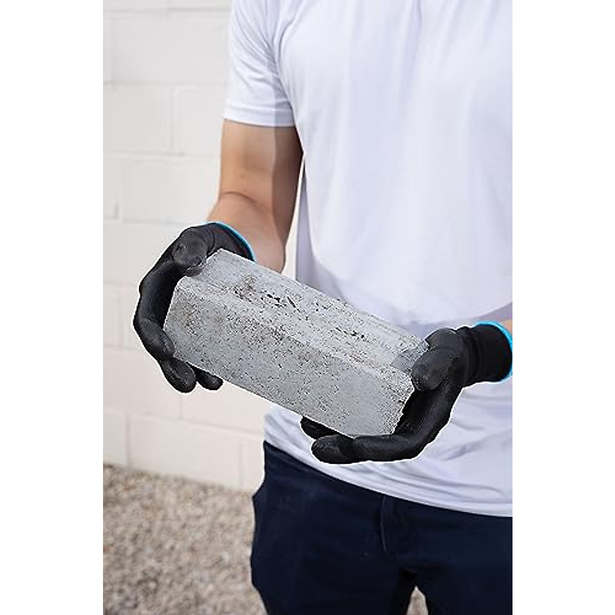 G & F Work Gloves for Men, Lightweight Grip, Polyurethane Coated, Touchscreen Compatible, Flexible & Breathable, Durable Construction, Ideal for Gardening, Mechanics, and General Duty Tasks, 12 Pairs