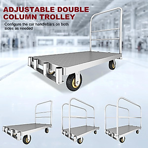Folding Platform cart Dolly cart Push Cart Dolly Moving Platform (2000LBS 2IN1 (36X24 INCH))