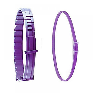 KAYNO Purple Cat Calming Collars Adjustable Cat Pheromones Calming Collars with 1 Bells Reducing Anxiety for Pets Suitable Cat Relaxants for Small Medium and Large Cats (15 Inches)