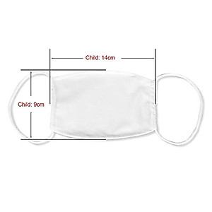 PENATE Children's Christmas Merry Christmas Printed Cotton Facemasks Breathable Outdoor Face Bandanas