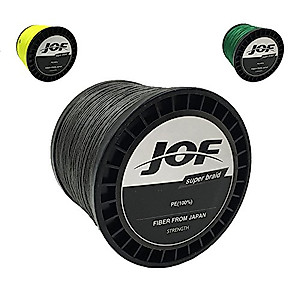 Ochoos 1000M PE Braided 8 Strands 22-61 LB High Sensibility Super Strong Fishing Line Sea Fishing - (Size: 2.0, Color: Green) - Fishing Line