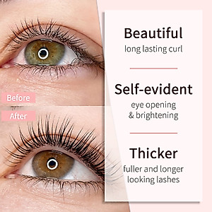 ICONSIGN Lash Lift Kit(2nd Generation), Professional Semi-Permanent Curling Eyelash Perm Kit Suitable for Salon & Home Use