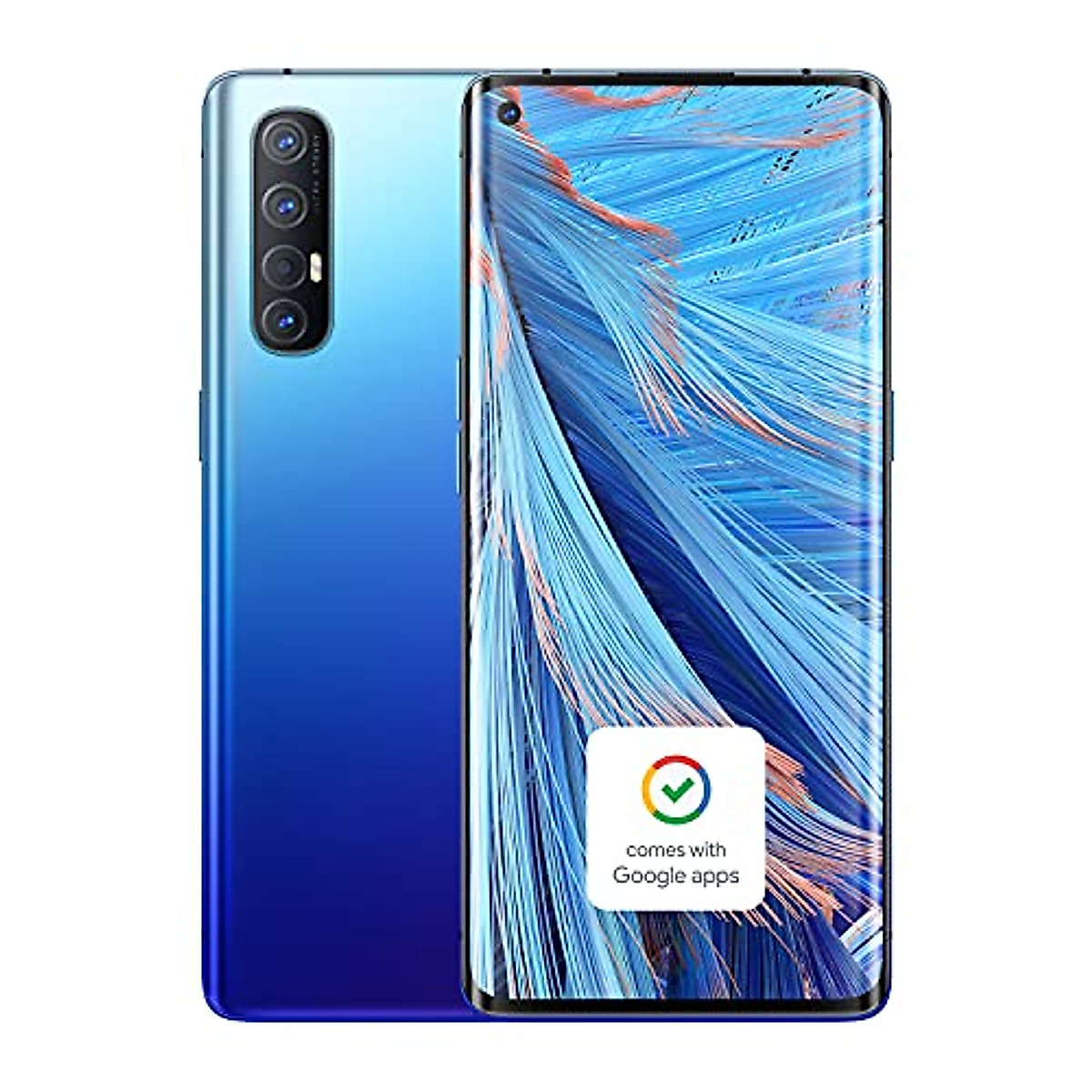 OPPO Find X2 Neo (5G) CPH2009 Single-SIM 256GB + 12GB RAM (GSM Only | No CDMA) Factory Unlocked Smartphone - International Version (Starry Blue)