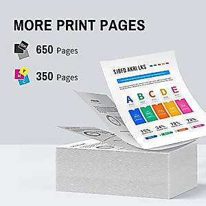 SAILNER 302 Ink Cartridge Remanufactured Ink Cartridge Replacement for Epson 302XL Ink Combo Pack 302 XL T302XL use with Expression Premium XP6100 XP-6100 XP6000 Printer 5 Pack XP-6100 Ink Cartridge