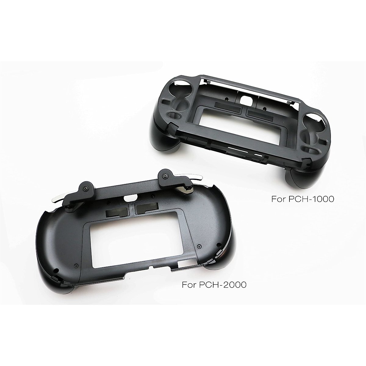 PSVita-2000型用 前面背面タッチパッド対応型L2/R2ボタン搭載グリップカバー