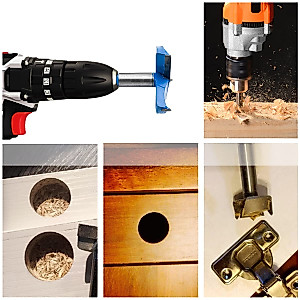 SagaSave 53mm Forstner Drill Bits Hole Saw,Tungsten Carbide Wood Cutter Auger Opener for Wood Woodworking Hinge Hole Drilling Boring Bit Cutter 1PCS