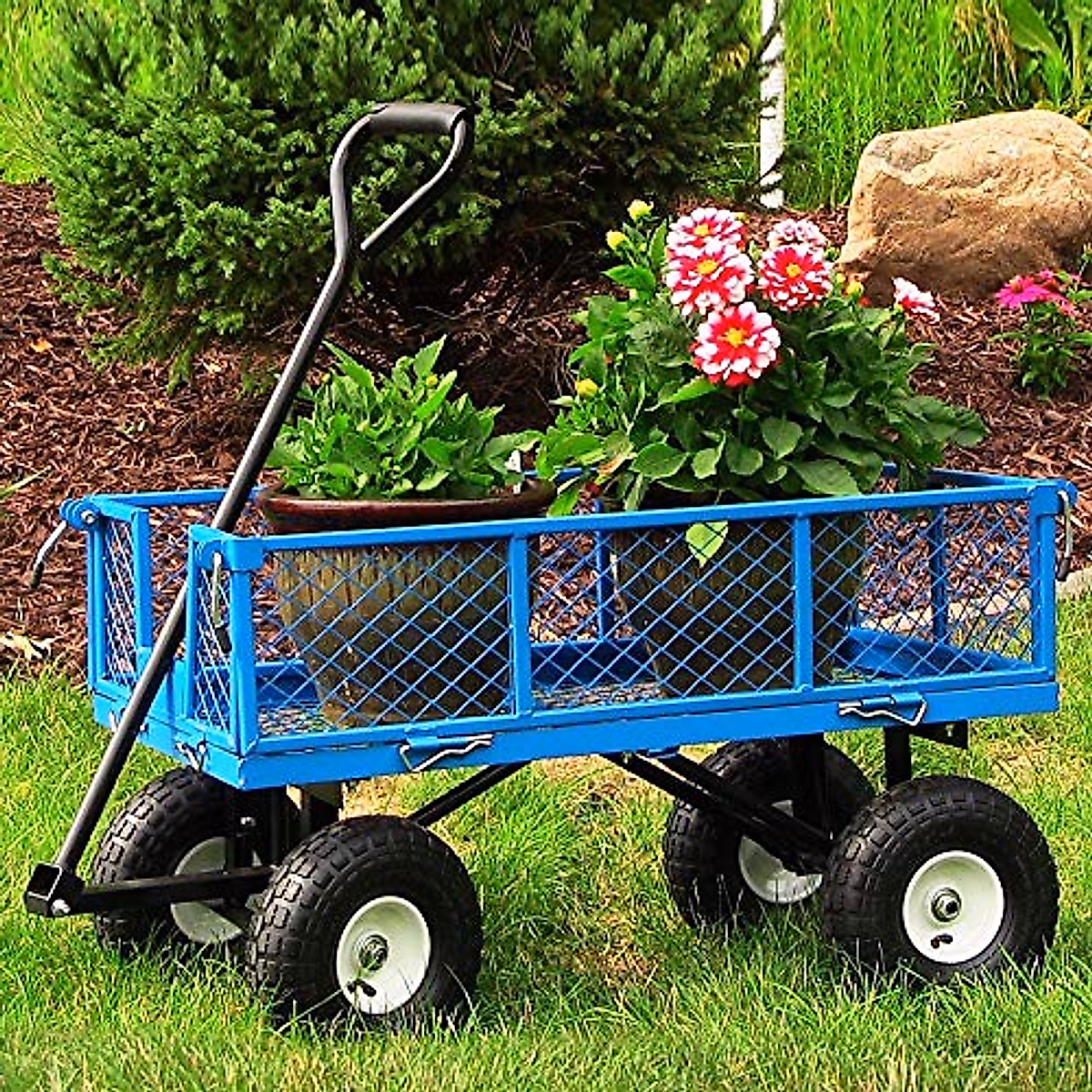 LotFancy 4.10/3.50-4" Inner Tube, 2Pcs 4.10-4 Replacement Tube for Hand Truck, Dolly, Hand Cart, Utility Wagon, Utility Carts, Garden Cart, Snowblower, Lawn Mower, Wheelbarrow, Generator and More