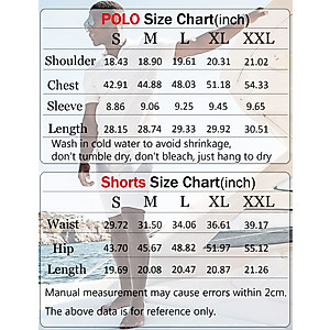 Babioboa Men's Tracksuit Polo Sirt and Shorts Set Solid Waffle Jersey Polo Short Suit Zip up 2 Piece Outfits(Grey,XXL)