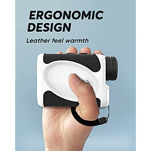 WOSPORTS Golf Rangefinder, 800 Yards Laser Rangefinder, High-Precision Flag Lock/Speed/Distance, Tournament Legal Rangefinder for Golfing,Target Shooting and Hunting,with Battery