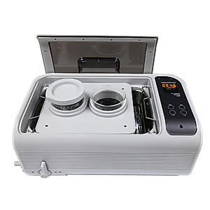 iSonic BHK02A ABS Plastic, Borosilicate Glass Double Beaker Holder for P4861, P4862 and P4875 (Including Two 500Ml Beakers, Two Beaker Covers)