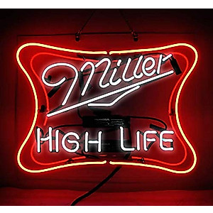 Beer Neon Light Sign Real Glass Beer Bar Pub Party Room Garage Home Wall Man Cave Windows Display Handcraft Gift Neon Light 19x15