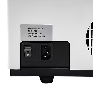 DNYSYSJ Visible Spectrophotometer 4 LDC 721 Digital Wavelength Lab Visible Wavelength Range 350 to 1020nm Wave Tungsten Lamp Laboratory Equipment 110V Photometer