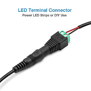 ZOZO 30W Universal AC Adapter with USB Port and 8 Tips, Adjustable Voltage 3V 4.5V 5V 6V 7.5V 9V 12V DC Power Supply for Household Electronics LED Strip Lights Phone Tablet Webcams Speakers USB Hubs