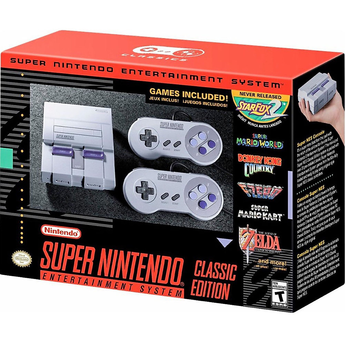Nintendo SNES and NES Classic Mini Console Bundle