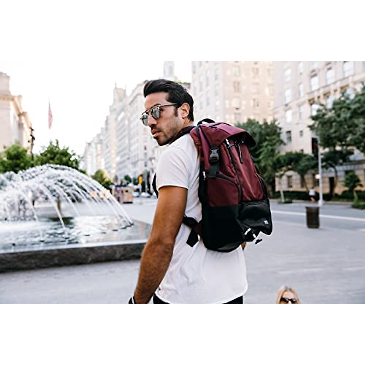 Solo New York Elite Backpack, Burgundy