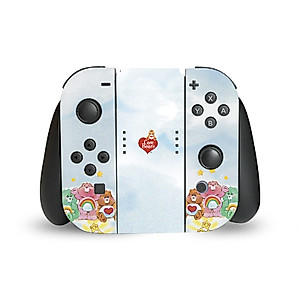 Head Case Designs Officially Licensed Care Bears Group Classic Vinyl Sticker Gaming Skin Case Cover Compatible With Nintendo Switch Console & Dock & Joy-Con Controller Bundle