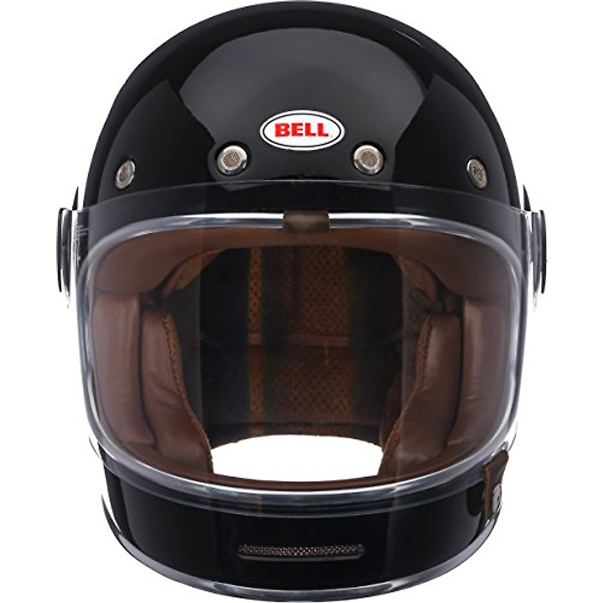 Bell Bullitt Full-Face Motorcycle Helmet (Solid Gloss Black, Medium)