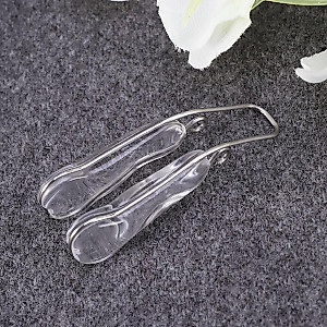 Lurrose Nose Shaper Lifter Clip Beauty Nose Up Lifting Silicone Rhinoplasty Nose Bridge Straightener Corrector Slimming Device for Women Ladies Transparent