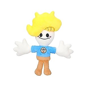 Haminations Bryson and Ham Plush,10in/25cm Cute Cartoon Anime Haminations Bryson and Ham Plushie Figure,Soft Stuffed Bryson and Ham Dolls Throw Pillow for Fans Kids Gift