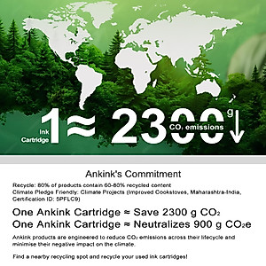 Ankink Higher Yield 63XL Black Ink Cartridges 2 Pack Replacement for HP Ink 63 XL for Officejet 3830 4650 4652 4655 5200 5252 5255 5258 Envy 4520 4512 Deskjet 1112 2132 3630 3632 Printer HP63 HP63xl