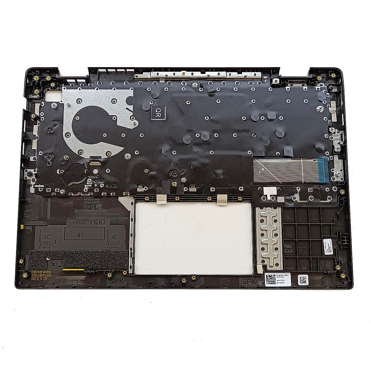 LTPRPTS Replacement for Dell Latitude 14 3420 E3420 04PX9K 4PX9K Laptop Upper Case Palmrest Non-Backlit Keyboard Assembly Part 02RM93 2RM93 Black