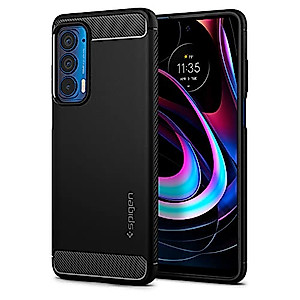 Spigen Rugged Armor Designed for Motorola Edge (2021) Case (2021) - Matte Black