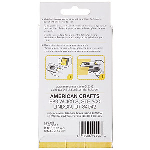 EK Tools Circle Paper Punch, 2.5-Inch, New Package , White