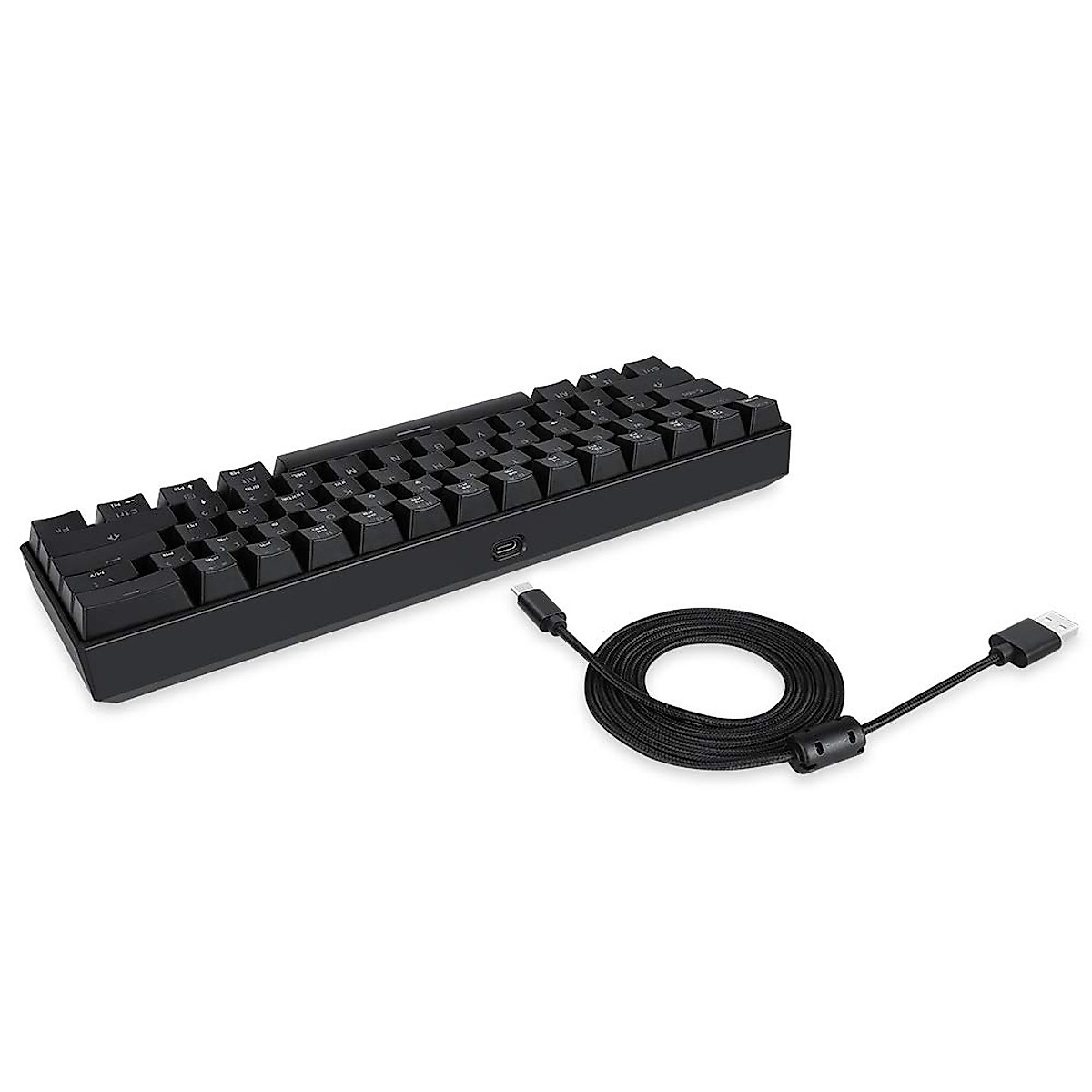 Docooler MOTOSPEED CK61 USB Wired Mechanical Gaming Keyboard RGB Red Switches Keyboard 61 Keys