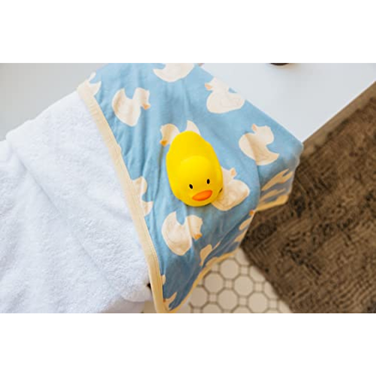 Copper Pearl Hooded Bath Towels Premium Knit/Terry Cloth Baby Towels with Hood, Pockets, and Cool Designs - Great to Gift and Make Bath Time Fun - Baby Bath Towel, Ducky