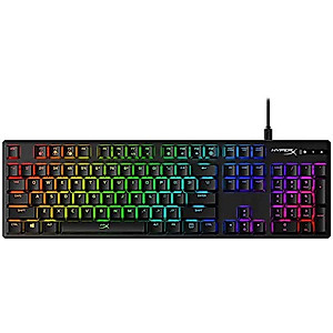 HyperX Alloy Origins Mechanical Gaming Keyboard HX-KB6RDX-US - Linear Red Switch (Renewed)