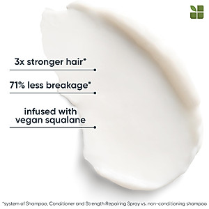Biolage Strength Recovery Conditioning Cream | Strengthening Conditioner | Moisturizes, Adds Softness & Repairs Damage | For Damaged & Sensitized Hair | Vegan | Cruelty-Free | 33.8 Fl. Oz, pack of 1