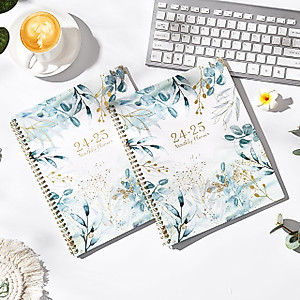 2024-2025 Monthly Planner - Monthly Planner 2024-2025, January 2024 - December 2025, 8.5" x 11", 2 Year Monthly Calendar, Monthly Planner 8.5''x11'' with Monthly Tabs, Double Back Pocket, Large Blocks