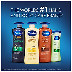 Vaseline Spray & Go Moisturizer, Cocoa Radiant, 6.5 oz (4 Pack)