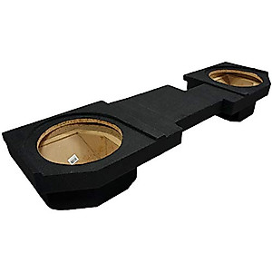 ASC Compatible with 2002-12 Dodge Ram Quad/Crew Cab Truck DTB-2X12-QUAD-UP Dual 12" Subwoofer Box Enclosure