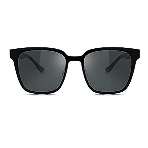 Zeelool Square Polarized Sunglasses for Women Men Aluminum Magnesium Frame Sun Glasses UV400 Protection Unisex Shades ZSM0064