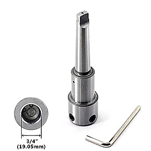 Industrial Tools Annular Cutter Arbor, Fauge Annular Cutter Arbor with Morse Taper MT2 for 3/4 Inch Weldon Shank Annular Cutters Extension on Drill Press