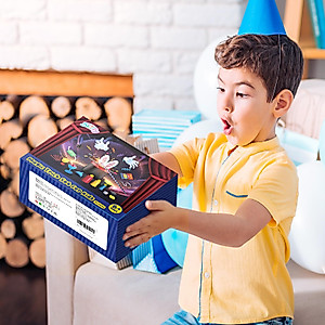 Skirfy Magic Tricks-Magic Kit for Kids Age 6-8,Magic Set with Magician Costume,Magic Wand, for Kids Boys Girls Ages 6 7 8 9 10 11 12