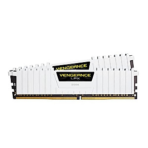 CORSAIR Vengeance LPX 16GB (2x8GB) DDR4 3200 (PC4-25600) C16 for DDR4 Systems - White